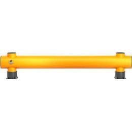 Ampere Rammschutz-Barriere Rack-Mammut&reg;, Einzelplanke, Kunststoff, L 2000 x H 390 mm, verkehrsgelb