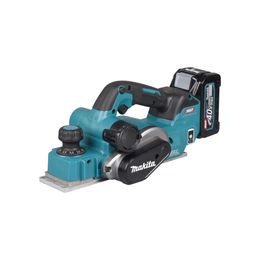 Makita Akku-Hobel 40V max. / 4,0 Ah, 2 Akkus + Ladeger&auml;t im MAKPAC (KP001GM201)
