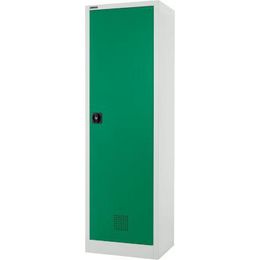 Sch&auml;fer Shop Sch&auml;fer Shop Select Umweltschrank, B 600 x T 500 x H 1935 mm, 4 Wannen &agrave; 11 Liter, lichtgrau/t&uuml;rkisgr&uuml;n