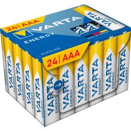 Varta Alkaline-Batterien ENERGY, Micro AAA, 24 St&uuml;ck