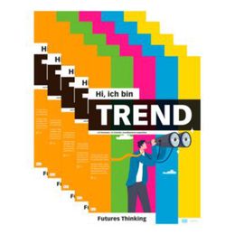 Flipchartblock PLAYROOM TREND FLIP, 13 vorgedruckte Blatt f&uuml;r Future Thinking/Innovationsprozesse, B 650 x H 970 mm, Papier, mehrfarbig, 5 St&uuml;ck