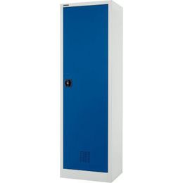 Sch&auml;fer Shop Sch&auml;fer Shop Select Umweltschrank, B 600 x T 500 x H 1935 mm, 3 Wannen &agrave; 11 Liter + WHG-Wanne 7 Liter, lichtgrau/enzianblau