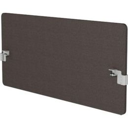 Hintertischwand Modus, mit Adapter, 25 mm stark, B 1600 x H 600 mm, dunkelgrau