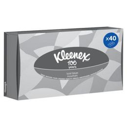 Kleenex&reg; Kosmetikt&uuml;cher 8815, 2-lagig, wei&szlig;, 40 Boxen mit je 100 T&uuml;chern