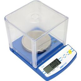 Kompaktwaage Adam DCT 302, Pr&auml;zisionswaage mit W&auml;gebereich 0,01 g- 0,3 kg, LC-Display, Netzanschluss/Batterie, B 147 x T 208 x H 150 mm, Kunststoff, wei&szlig;-blau