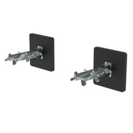 Munk Wandabstandshalter f&uuml;r D&auml;mmfassaden, automatische Winkelanpassung, werkzeuglose Montage, 150 x 150 mm, 2 St&uuml;ck