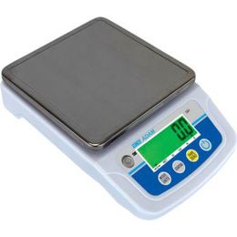 Kompaktwaage Adam CBX 6000, W&auml;gebereich 1 g-6 kg, tragbar, USB, LC-Display, Netzanschluss/Akku, B 155 x T 255 x H 60 mm, ABS/Edelstahl, grau