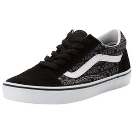 Sneaker Vans "Old Skool", M&auml;dchen, Gr. 38,5, Vans logo schwarz, Leder, Schuhe Sneaker, f&uuml;r Kinder und Jugendliche