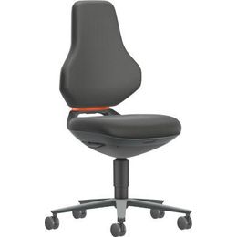 bimos TEXON 2 Arbeitsstuhl Stoff schwarz, ergonomisch und komfortabel, mit Auto-Motion Technik und Rollen
