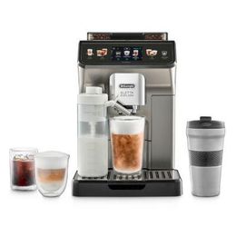 De'Longhi De'Longhi Kaffeevollautomat Eletta Explore ECAM 450.86.T, f&uuml;r Bohnen/Pulver, 1450 W, bis 1,8 l/300 g, Cold Extraction Technologie, titanfarben
