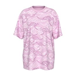 Print-Shirt Chiemsee, Damen, Gr. L (40), orchid, 100% Baumwolle, Rundhals, Shirts Print-Shirt