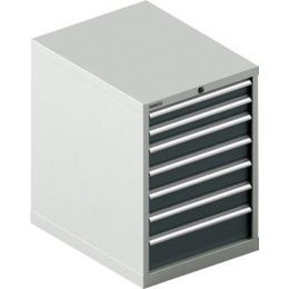 Sch&auml;fer Shop Sch&auml;fer Shop Select Schubladenschrank 27-36, 7 Sch&uuml;be, bis 75 kg, B 564 x T 725 x H 800 mm, anthrazitgrau/lichtgrau