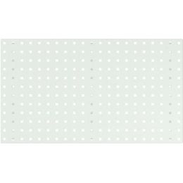 Bott Lochplatte Perfo 800, Lochgr&ouml;&szlig;e 9,2 x 9,2 mm, B 800 x T 13 x H 457 mm, Stahlblech pulverbeschichtet, lichtgrau RAL 7035