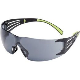 Schutzbrille 3M SecureFit 400, EN 166:2001, UVA/UVB/UVC-resistent, B&uuml;geldruckverteilung, verstellbare Nasenpolster, beschichtet, Polycarbonatglas, grau