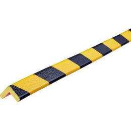 Knuffi&reg; Eckschutz Typ E Frost, selbstklebend, sto&szlig;d&auml;mpfend, -40 &deg;C bis +100 &deg;C, 1 m, PU-Schaum, gelb/schwarz