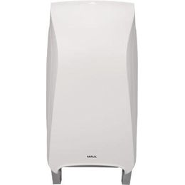 Maul MaulCare Toilettenpapier-Spender 95312 f&uuml;r Doppelrollen, ber&uuml;hrungsfreie Entnahme, Bremsfunktion, abschlie&szlig;bar, ABS, Kapazit&auml;t bis 900 Blatt