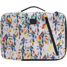 Exacompta Laptoph&uuml;lle Sleeve 13&ndash;14 Zoll Afrika, gepolstert, Eckschutz, versenkbarer Griff, Fronttasche, recycelt