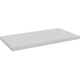 Sch&auml;fer Shop Sch&auml;fer Shop Pure Ablegeboden f&uuml;r manuell h&ouml;henverstellbare Arbeitstische AST31, Spanplatte, St&auml;rke 25 mm, bis 30 kg, B 740 x T 365 x H 55 mm, lichtgrau