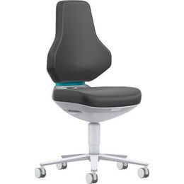 bimos TEXON 2 Reinraum-Arbeitsstuhl Skintec schwarz, ESD- & Reinraum-konform, mit Rollen