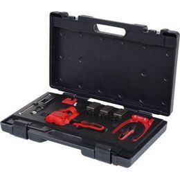 FLAREFIX 1 Universal-Bremsleitungs-B&ouml;rdelger&auml;t-Satz mit Hydraulik-Spindel, 16-tlg