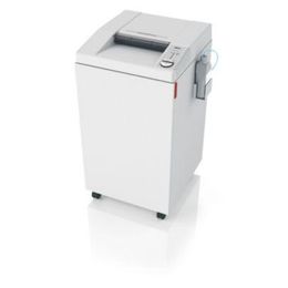 IDEAL Aktenvernichter 3105 SMC, Minischnitt 0,8 x 5 mm, P-7, 140 l, 11-12 Blatt Schnittleistung, &Ouml;ler, mit Rollen, Blauer Engel, grau