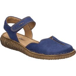 Sandale Josef Seibel "Ronja 01, ocean", Damen, Gr. 36, blau (ocean), Obermaterial: 100% Rindsleder Leather cow., Schuhe Sandale
