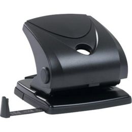 Sch&auml;fer Shop Sch&auml;fer Shop Pure Locher Typ 9604, bis 30 Blatt, verstellbare Anschlagschiene, Metall, schwarz