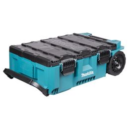 Makita Werkzeugtrolley "MAKTRAK L &raquo;P-91001&laquo; max. 113 kg, 81,9 L, 23 cm &Oslash; R&auml;der, Gecko-Grip", t&uuml;rkis, B/H/T: 101,1cm x 29,5cm x 56,5cm, Aufbewahrungsboxen, Effizientes Be- und Entladen mit dem MAKTRAK Koffer Sortiment, Werkzeugtrolley