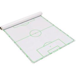Taktikfolie Taktifol Soccer, f&uuml;r Fu&szlig;ball, selbsthaftend, beschrift-/abwischbar, Rolle mit 25 Folien, B 80 x H 60 mm, wei&szlig;