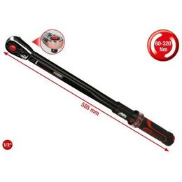 1/2" ERGOTORQUE&reg;precision Ratschen-Drehmomentschl&uuml;ssel, 60-320Nm