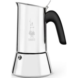Espressokocher Bialetti "Venus", schwarz (edelstahlfarben, schwarz), 0,17 l, 4, Kaffeemaschinen, Espressokocher, 4 Tassen