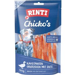 Rinti Chicko Kaustangen mit Ente Hundesnacks Zahnpflege Size S