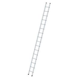 Munk&reg; Sprossen-Anlegeleiter, Aluminium, Traglast 150 kg, Sprossenabstand 280 mm, B 350 mm, 16 Sprossen