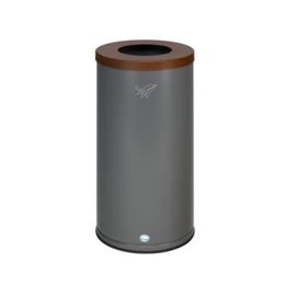 Var Wertstoffsammelger&auml;t WSG 70, 70 l, Aluminium-Griff, 8 kg, freistehend, braun RAL 8014