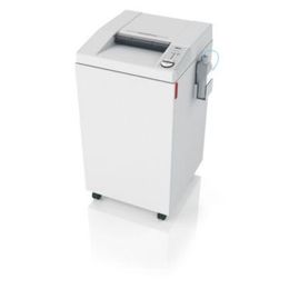 IDEAL Aktenvernichter 3105 CC, Partikelschnitt 2 x 15 mm, P-5, 140 l, 21-26 Blatt Schnittleistung, mit Rollen, Blauer Engel, grau