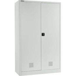 Sch&auml;fer Shop Sch&auml;fer Shop Select Umweltschrank, B 1200 x T 500 x H 1935 mm, 4 Wannen &agrave; 23 Liter, lichtgrau
