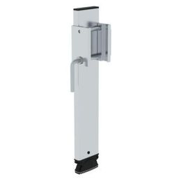 Munk Holmverl&auml;ngerung f&uuml;r Leitern, h&ouml;henverstellbar bis 375 mm, passend f&uuml;r Holmh&ouml;he 98 mm, inklusive Heftnieten, silber