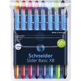 Kugelschreiber Schneider slider XB, 8er-Set