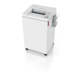 IDEAL Aktenvernichter 3104 SMC/O, Minischnitt 0,8 x 5 mm, P-7, 120 l, 8-9 Blatt Schnittleistung, &Ouml;ler, mit Rollen, Blauer Engel, grau