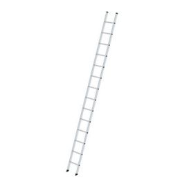 Munk&reg; Sprossen-Anlegeleiter, Aluminium, Traglast 150 kg, Sprossenabstand 280 mm, B 350 mm, 14 Sprossen