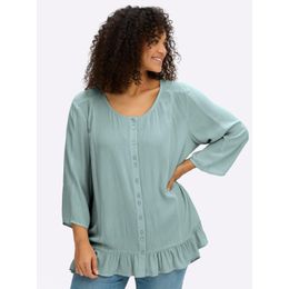sheego Crinklebluse