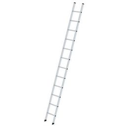 Munk&reg; Sprossen-Anlegeleiter, Aluminium, Traglast 150 kg, Sprossenabstand 280 mm, B 350 mm, 12 Sprossen