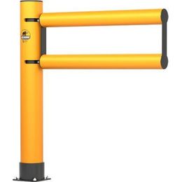Ampere Schwingt&uuml;r Rack-Mammut&reg;, Kunststoff, Anschlag rechts, B 1000 x H 1100 mm, verkehrsgelb