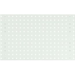 Bott Lochplatte Perfo 750, Lochgr&ouml;&szlig;e 9,2 x 9,2 mm, B 750 x T 13 x H 457 mm, Stahlblech pulverbeschichtet, lichtgrau RAL 7035