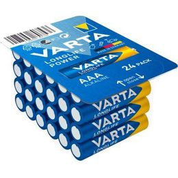 Batterien Varta Longlife Power, Micro AAA, Spannung 1,5 V, Big Box mit 24 St&uuml;ck