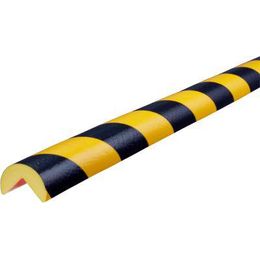 Knuffi&reg; Eckschutz Typ A Removable, selbstklebend, wiederverwendbar, sto&szlig;d&auml;mpfend, PU-Schaum, 1 m, -40 &deg;C bis +80 &deg;C, schwarz/gelb