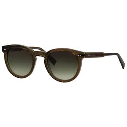 Marc O'Polo Sonnenbrille MARC O'POLO "Modell 506238", Herren, gr&uuml;n, transparent, durchscheinend, leicht gl&auml;nzend, Sonnenbrillen Sonnenbrille, Form Panto, Logoschriftzug auf B&uuml;gel, Kunststofffassung