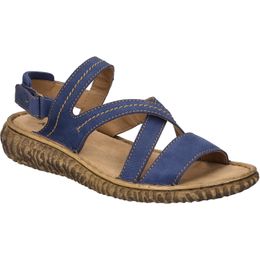 Sandale Josef Seibel "Ronja 05, ocean", Damen, Gr. 40, blau (ocean), Obermaterial: 100% Rindsleder Leather cow., Schuhe Sandale