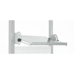 Sch&auml;fer Shop Sch&auml;fer Shop Pure Verstellboden f&uuml;r AST31 Tischaufbau, bis 30 kg, B 750 x T 400 x H 120 mm, Stahl, lichtgrau