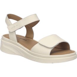 Sandale Josef Seibel "Sevran 01, creme", Damen, Gr. 38, beige (creme), Obermaterial: 100% Rindsleder Leather cow., Schuhe Sandale